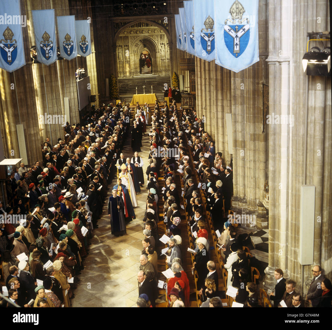 Enthronement archbishop runcie hi-res stock photography and images - Alamy