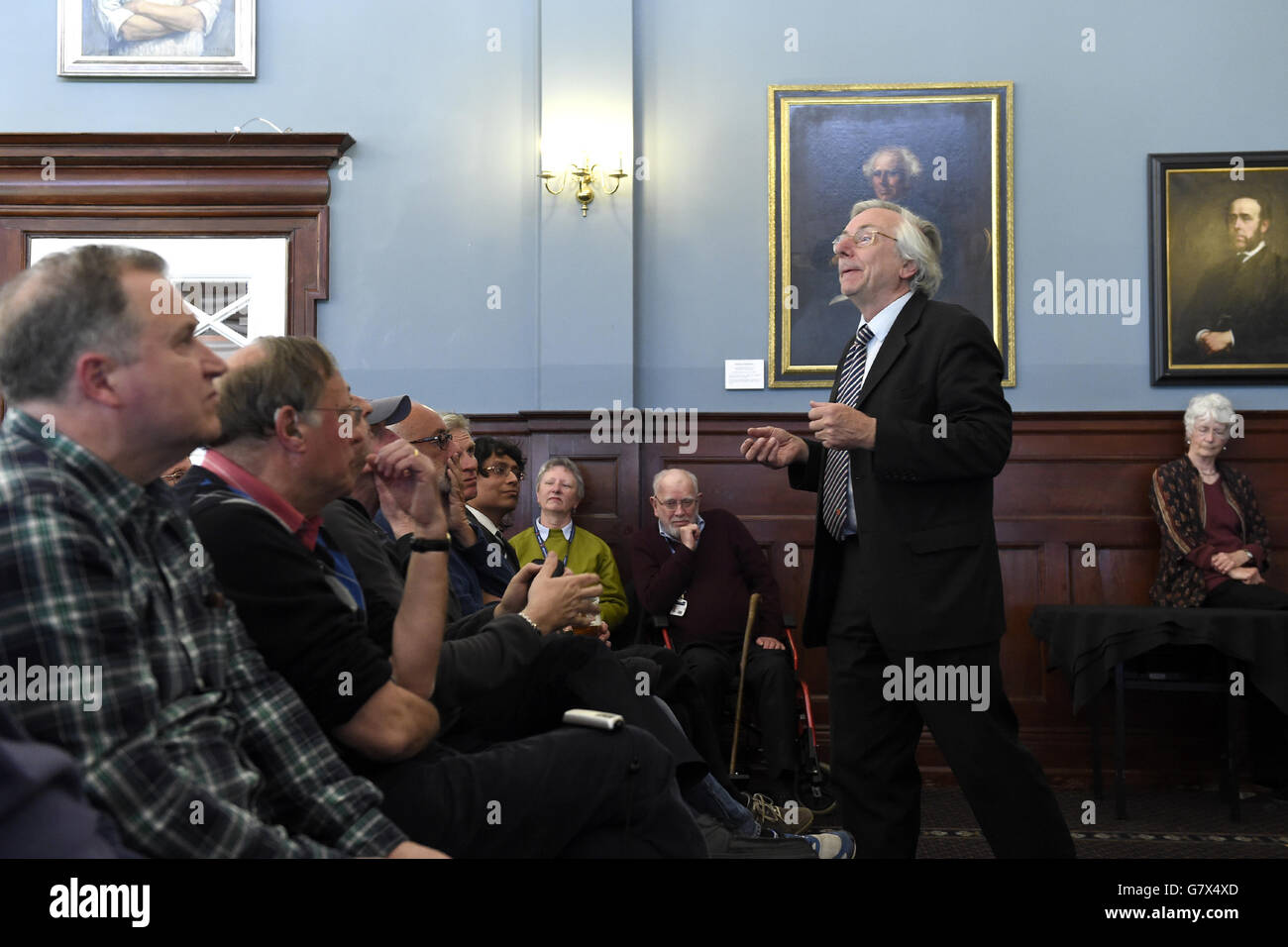 Author Stephen Chalke during the launch of his new book Stock Photo - Alamy