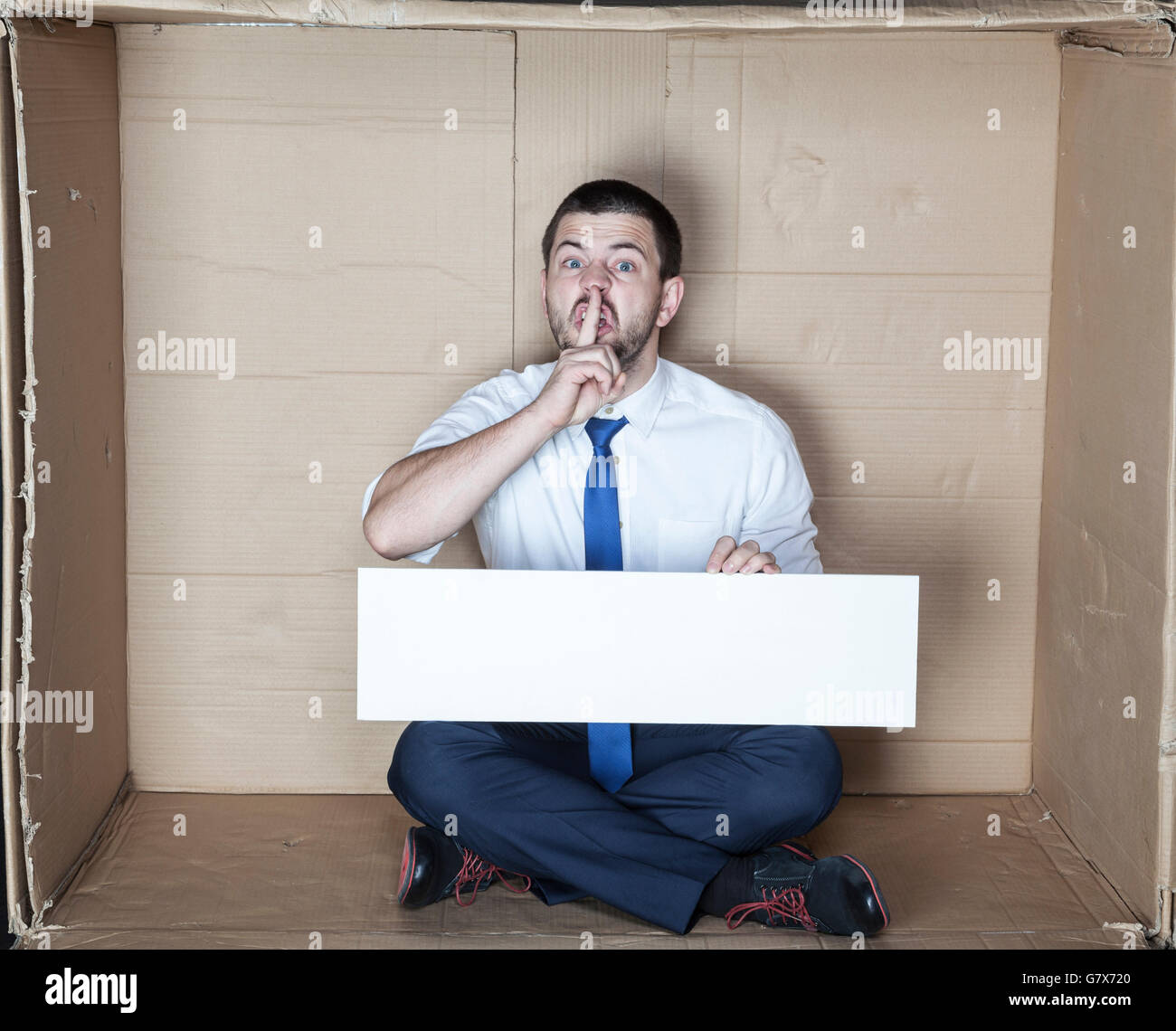 silence because I'm angry Stock Photo - Alamy