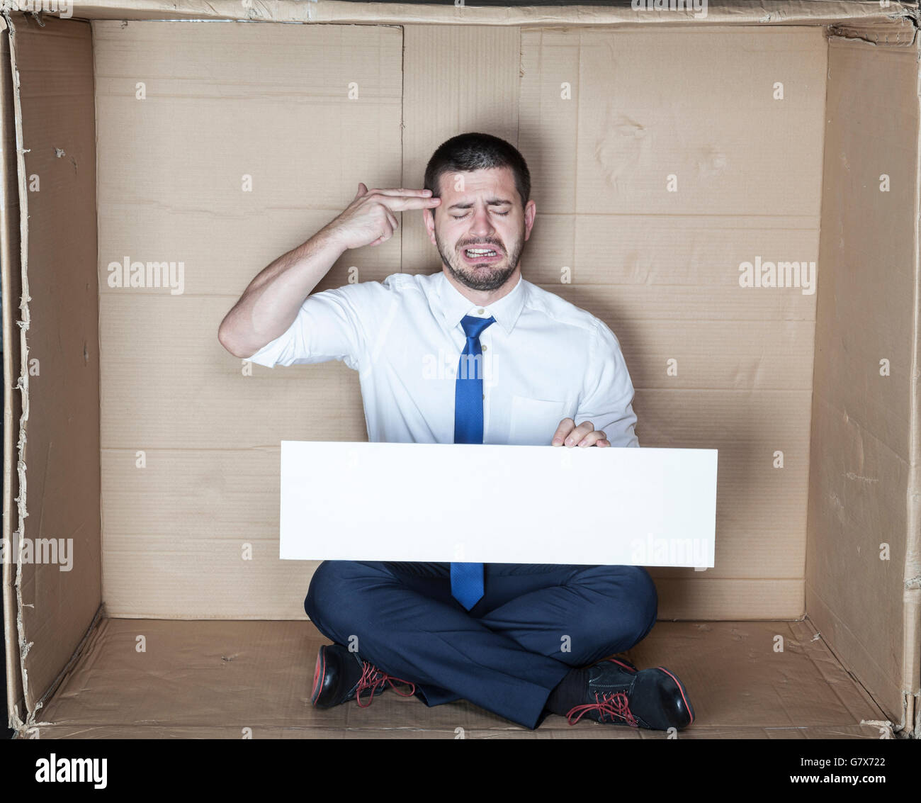 White box head on hi-res stock photography and images - Alamy