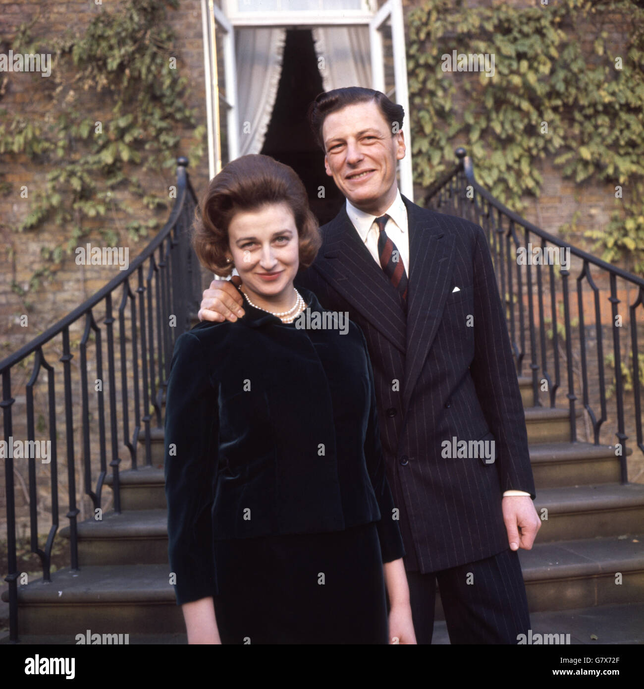 Princess Alexandra, with Angus Ogilvy, at Kensington Palace after ...