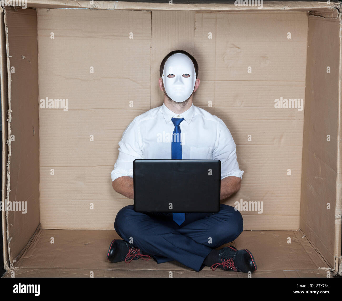 hacker working on computer Stock Photo - Alamy