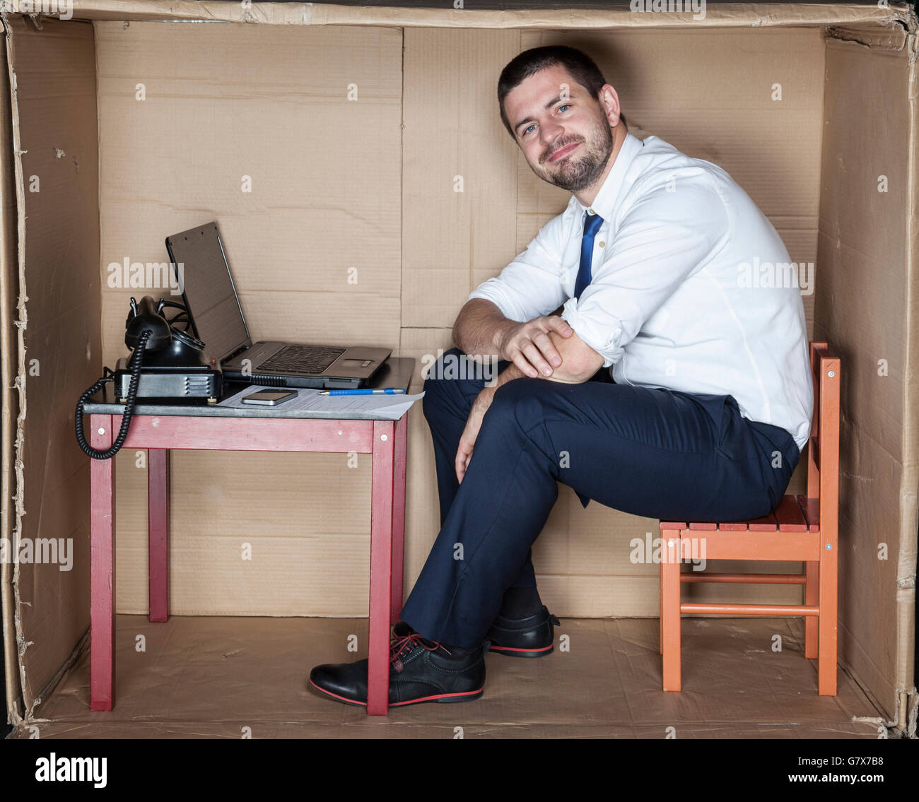 small office is not a problem Stock Photo - Alamy