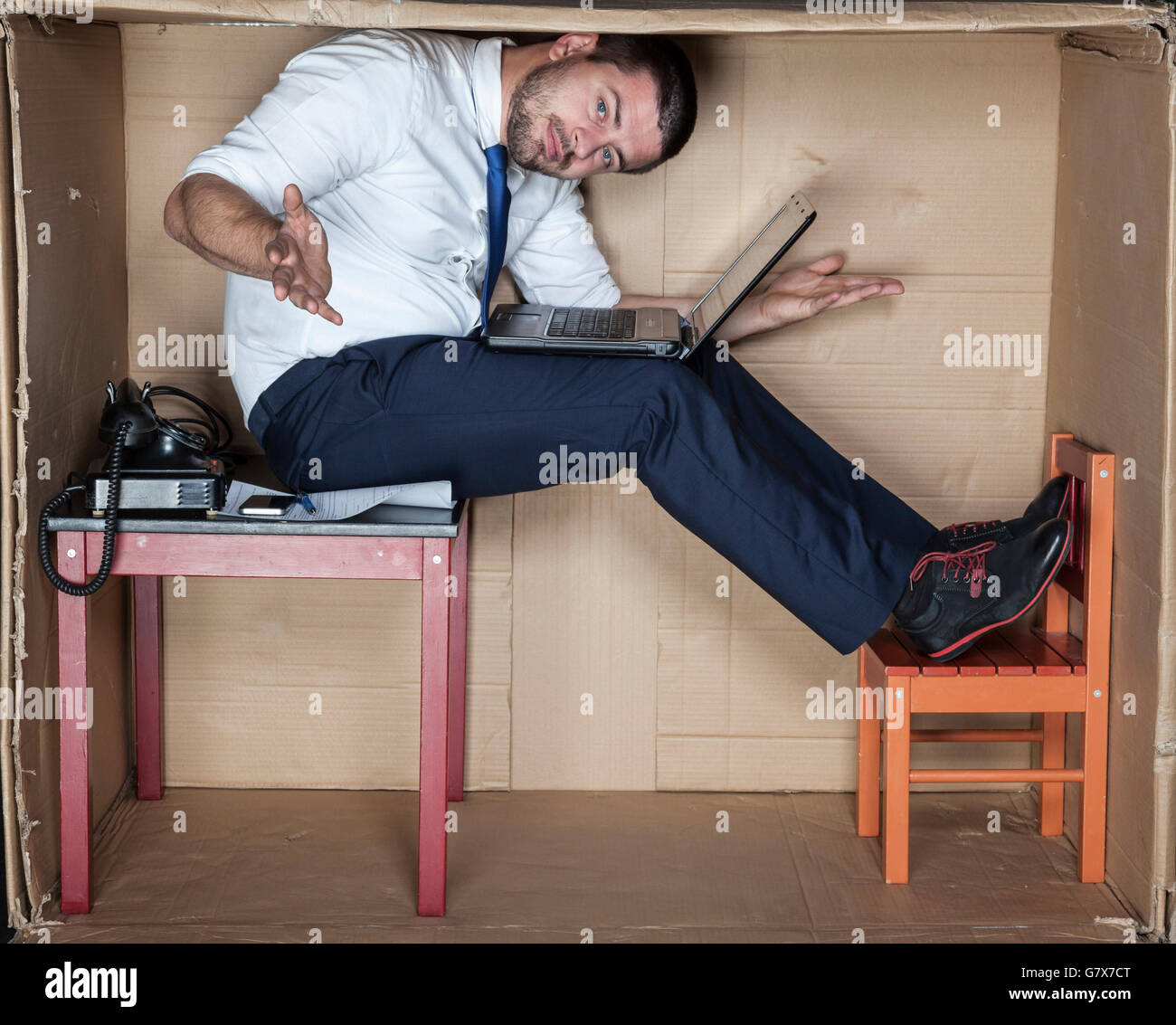 I can not find my place Stock Photo - Alamy