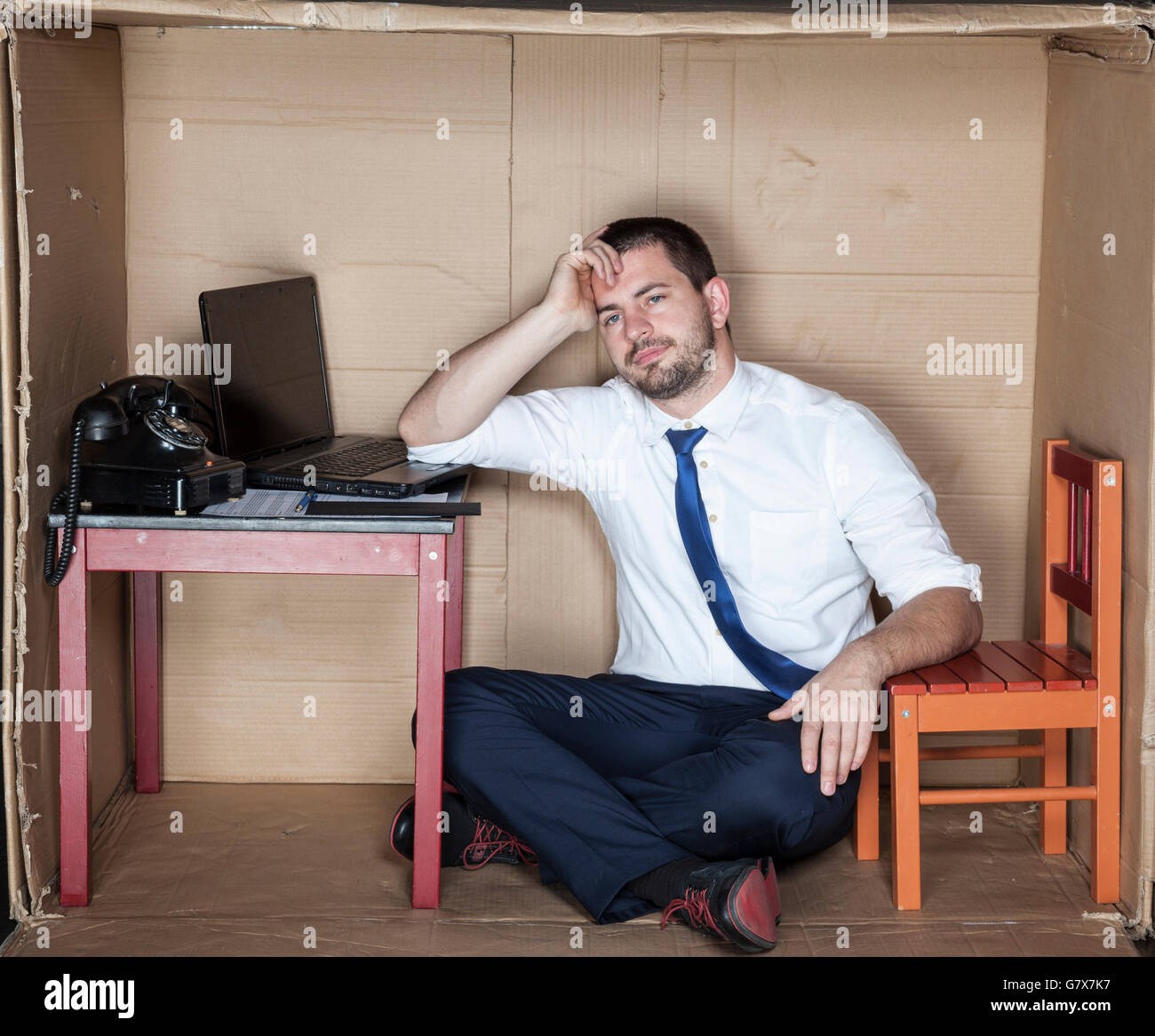 Burned out office hi-res stock photography and images - Alamy