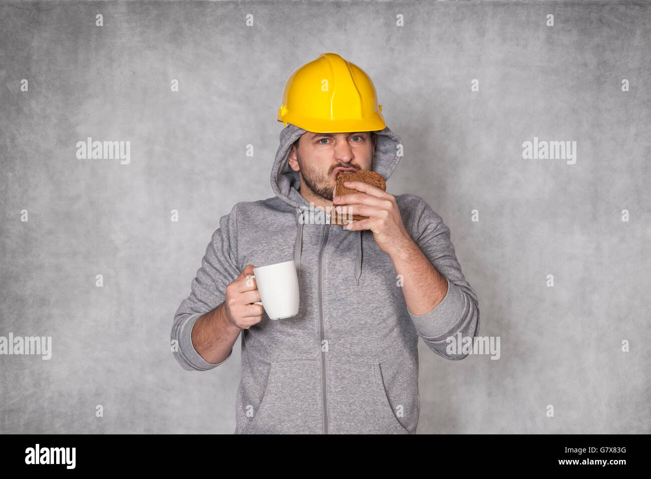 small bite of sandwich Stock Photo - Alamy