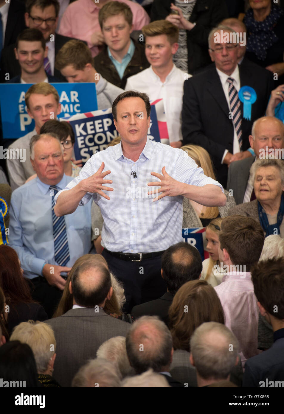 General Election 2015 campaign - May 6th Stock Photo - Alamy