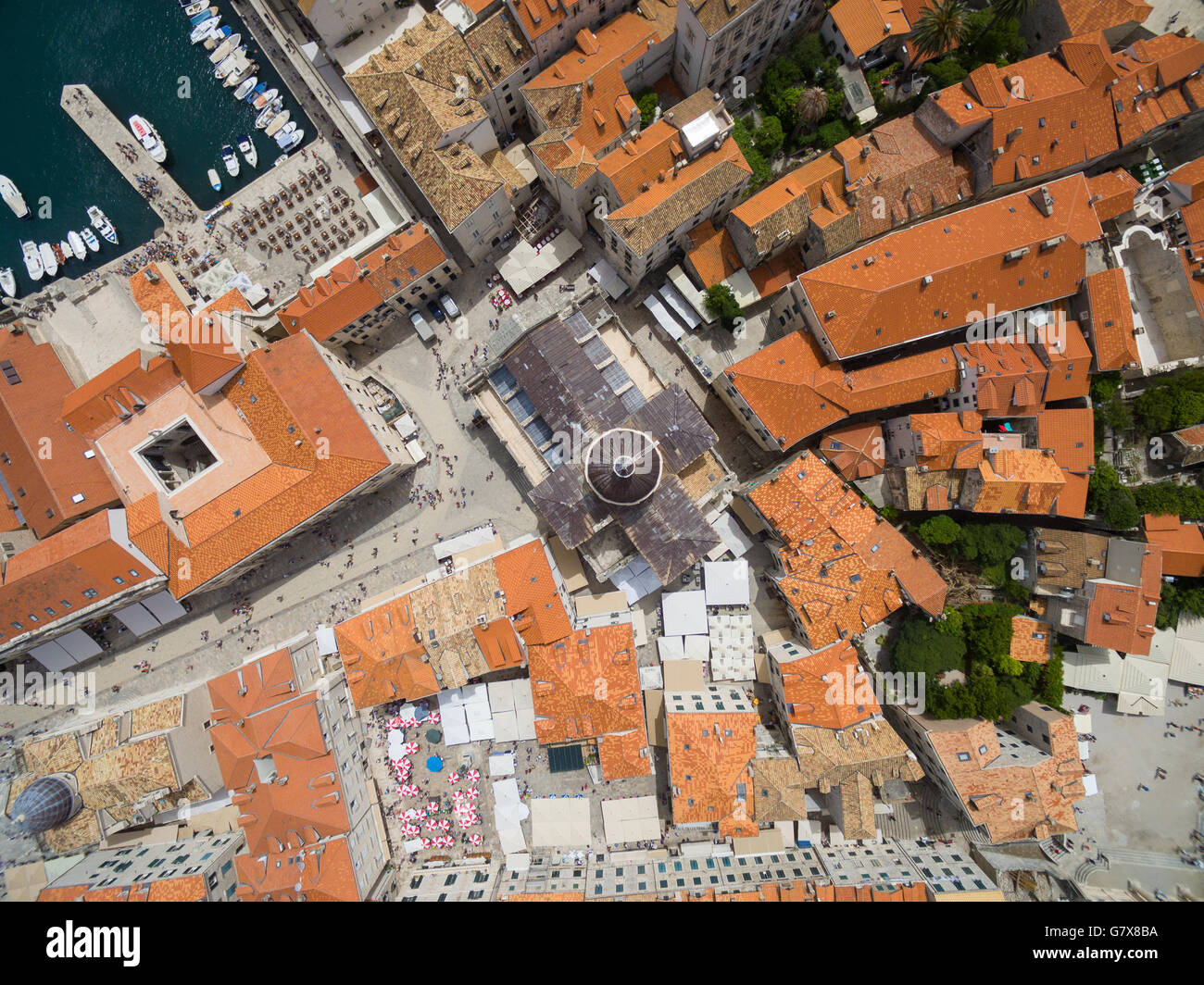 aerial view of Dubrovnik, Croatia Stock Photo - Alamy