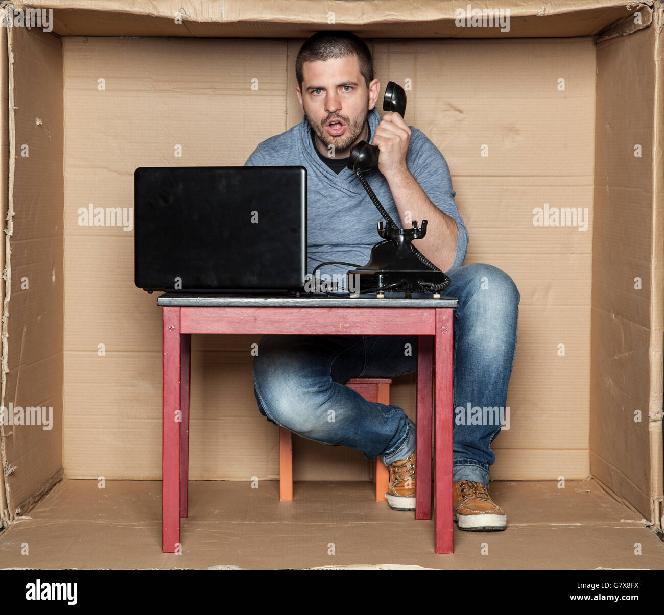 internship in the office customer service Stock Photo - Alamy