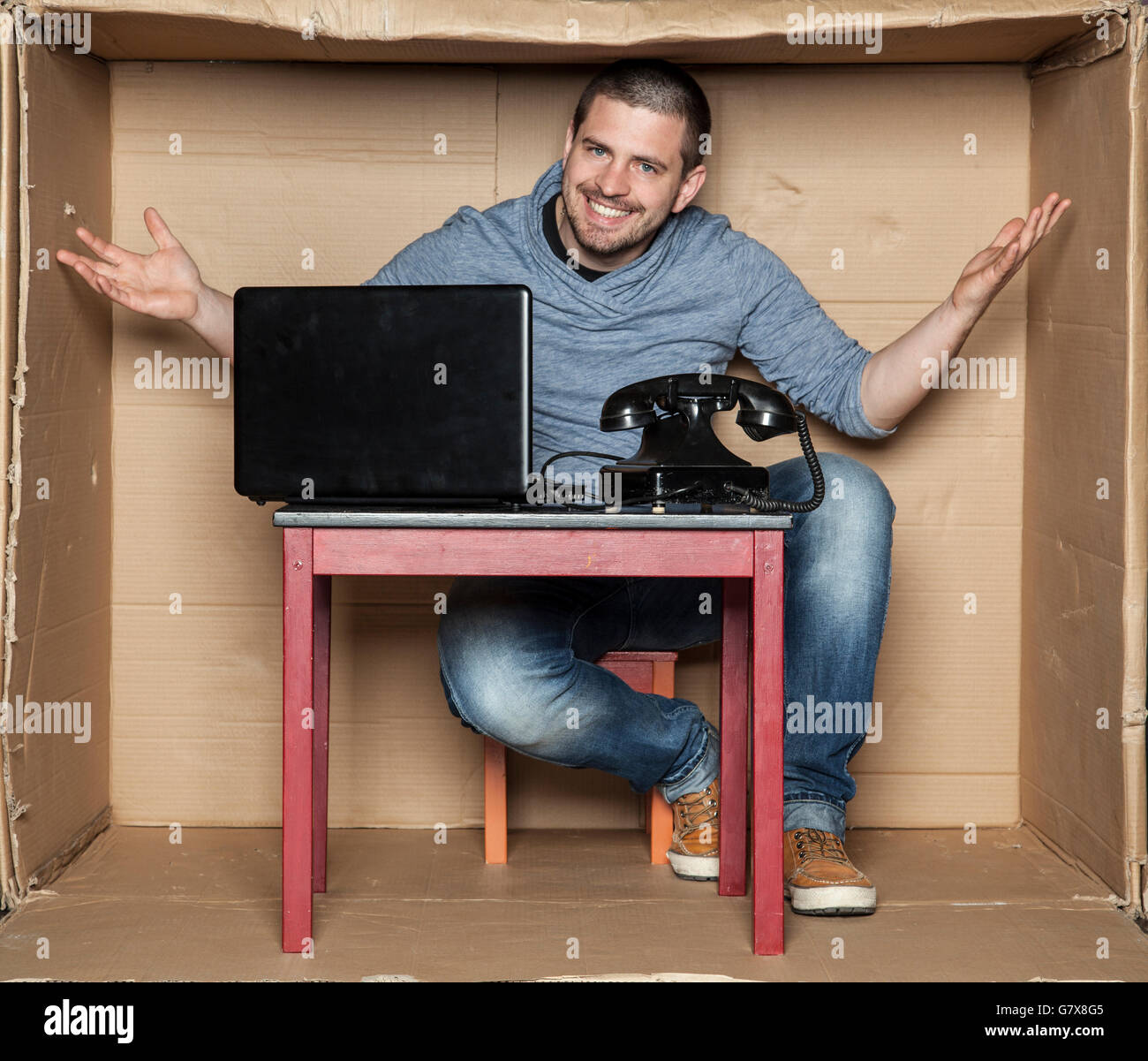 young student in the office during the trainee Stock Photo - Alamy