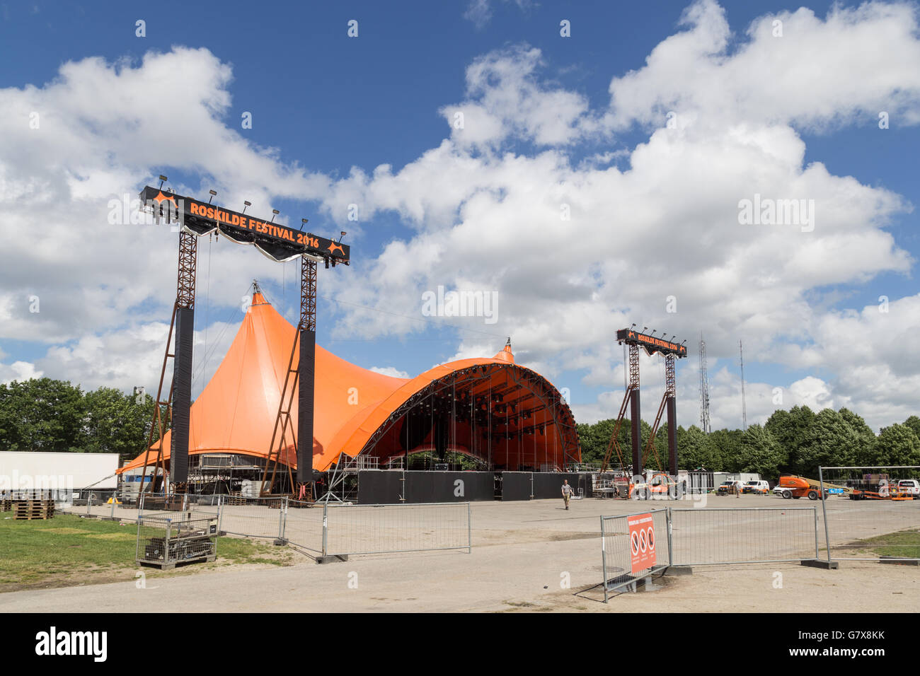 Roskilde festival orange stage hi-res stock photography and images - Alamy