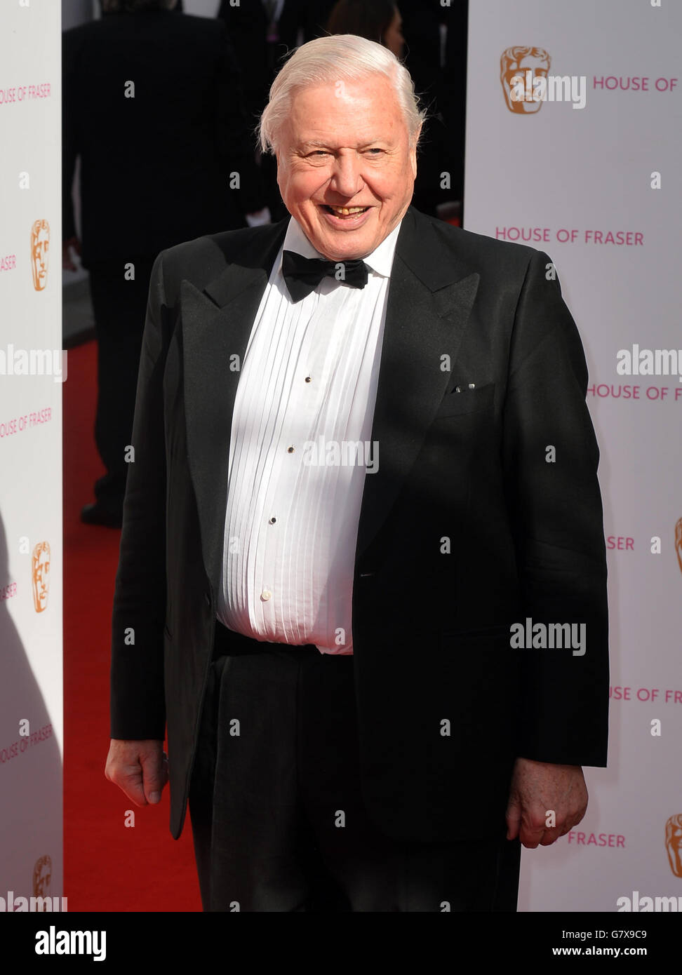 David Attenborough arrives for the House of Fraser British Academy of ...