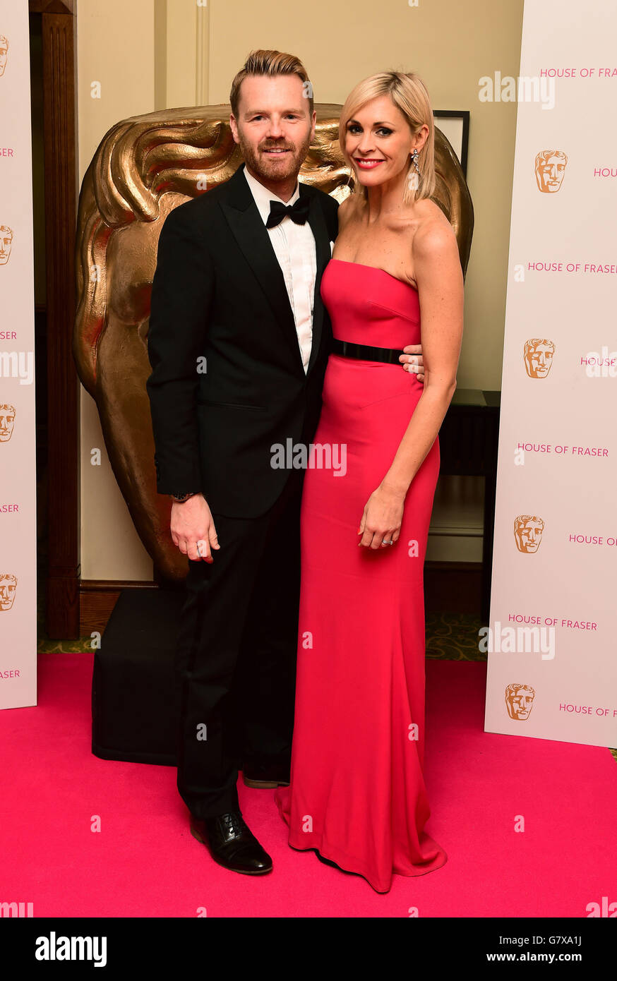Jenni Falconer and James Midgley attending the afterparty of the BAFTA ...