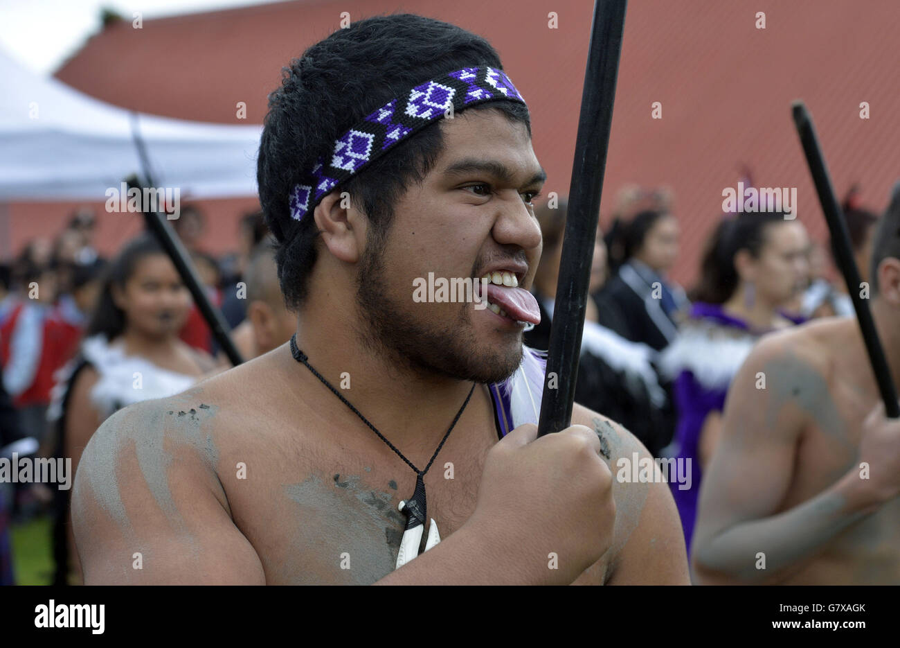 Central maori culture community activities in whanganui hi-res stock ...