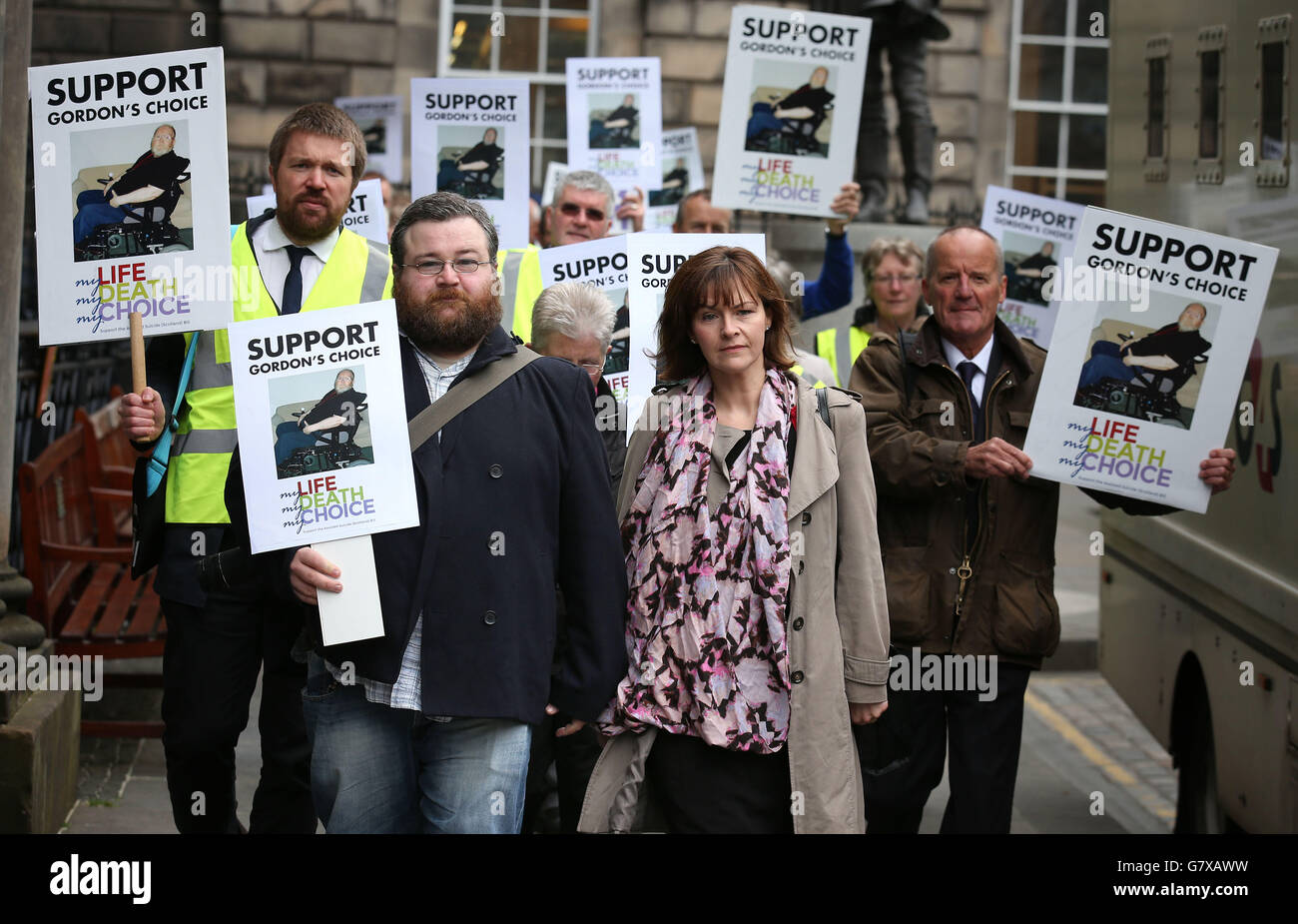 Gordon Ross right to die Stock Photo - Alamy