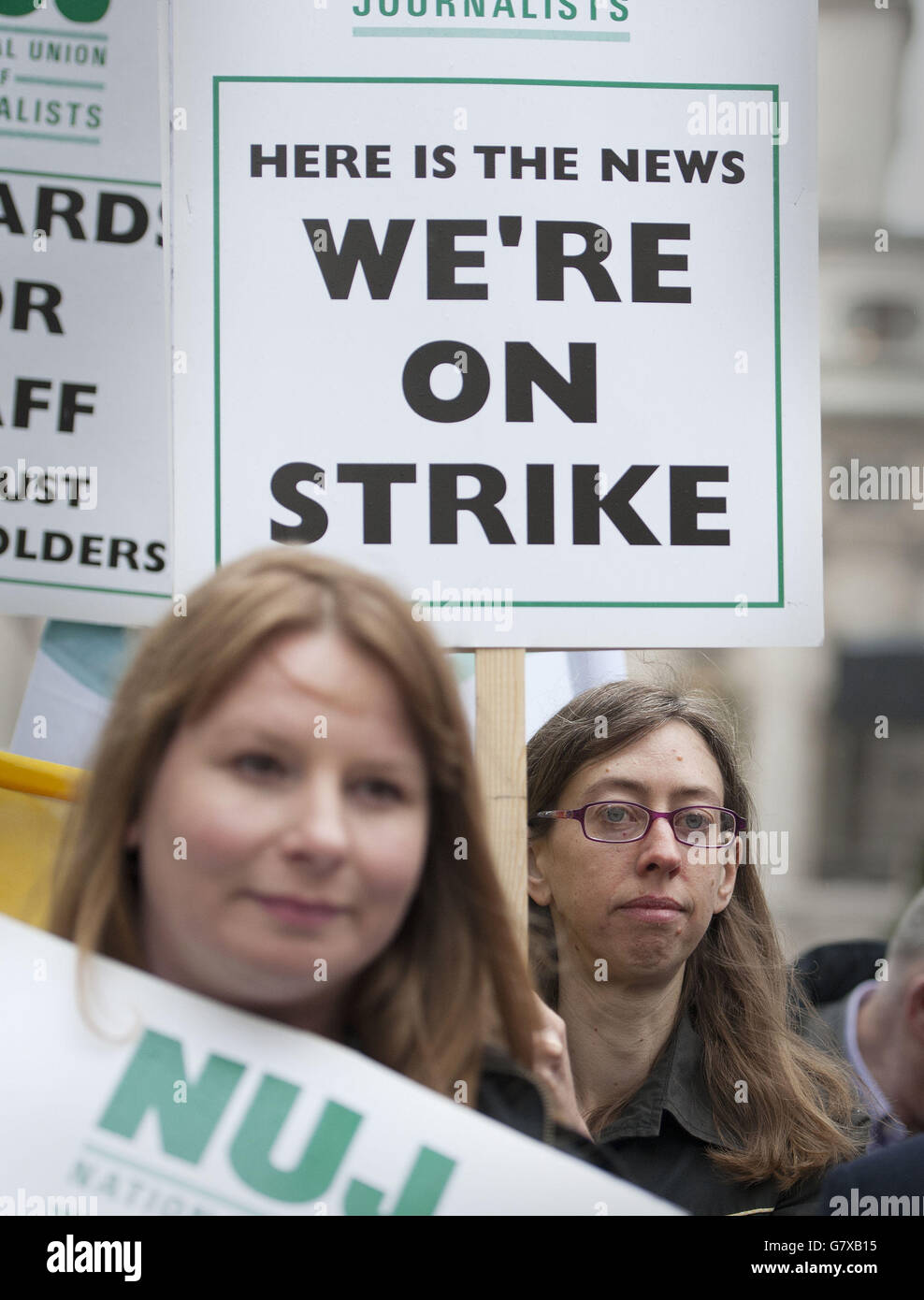 ITV production staff strike Stock Photo - Alamy