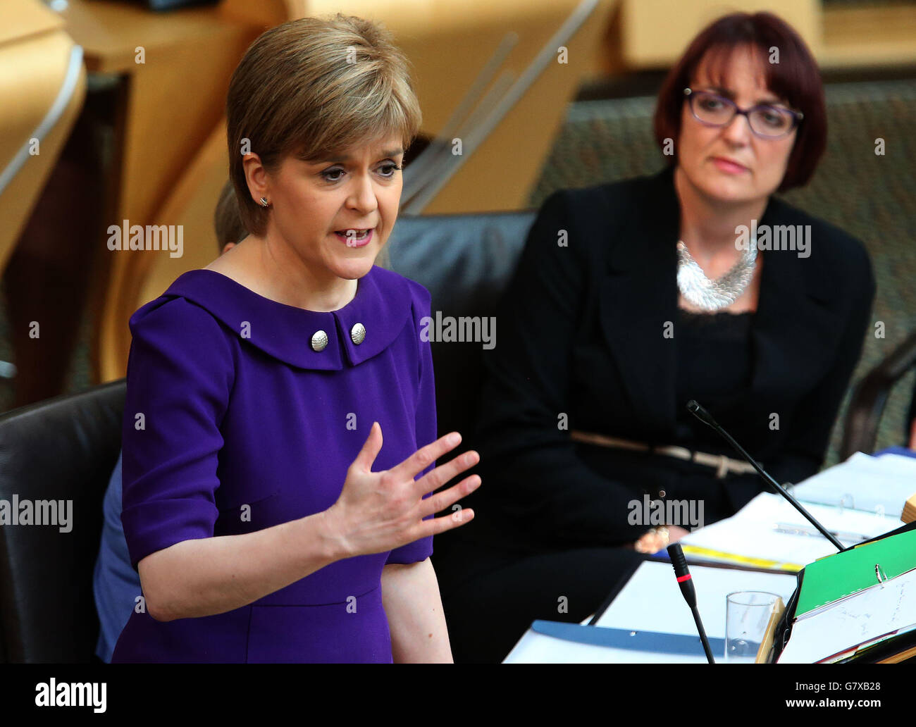 First Minister's Questions Stock Photo - Alamy