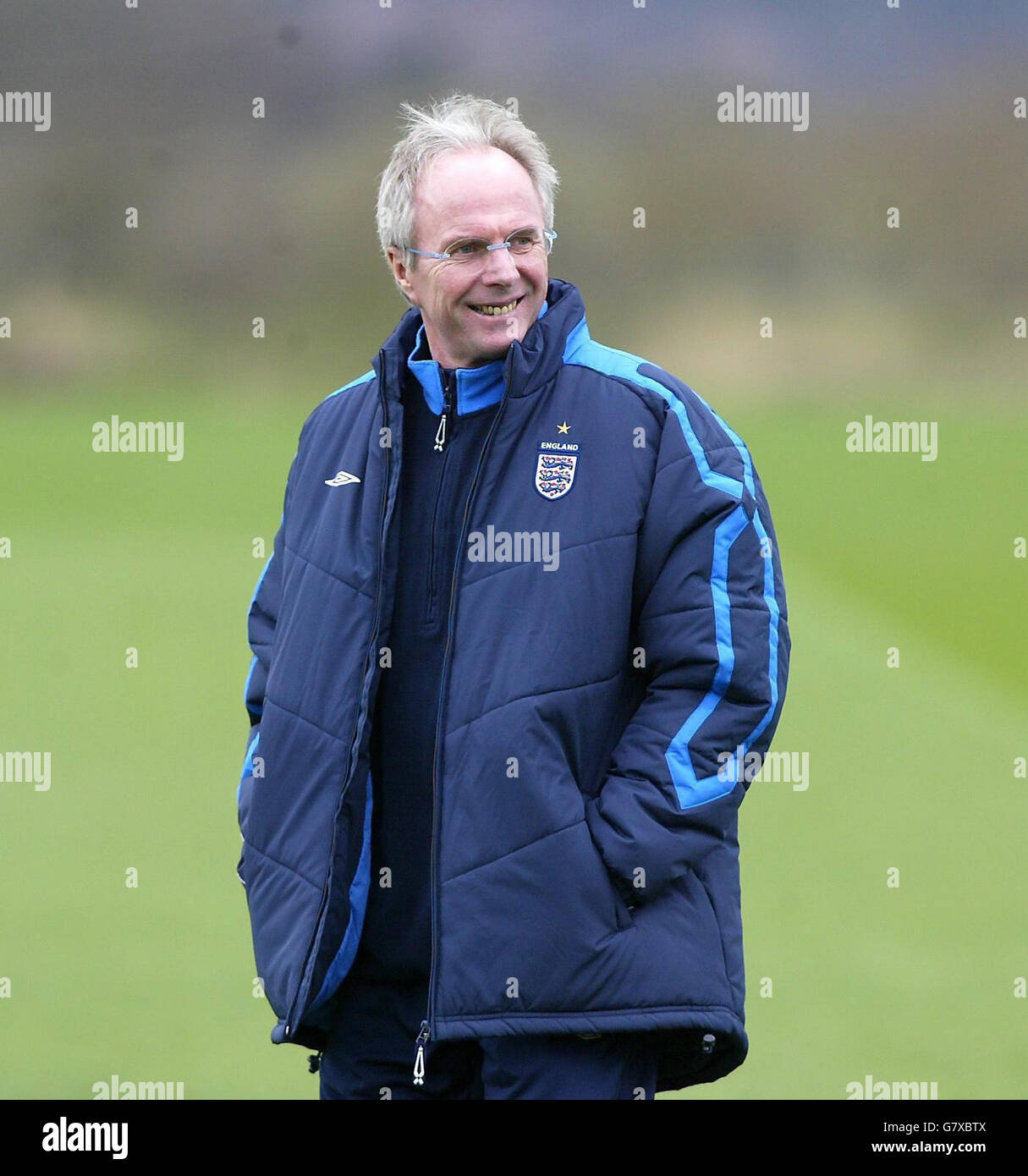 England manager sven goran eriksson training hi-res stock photography ...