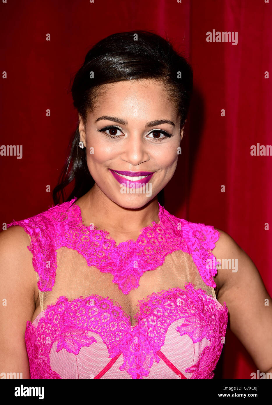 Tisha merry attending british soap awards palace hotel hi-res stock ...