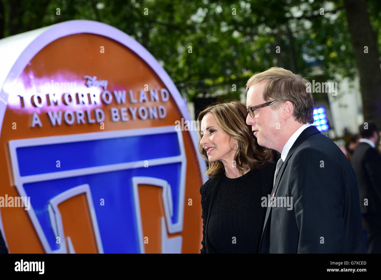 Tomorrowland: A World Beyond - premiere - London Stock Photo - Alamy