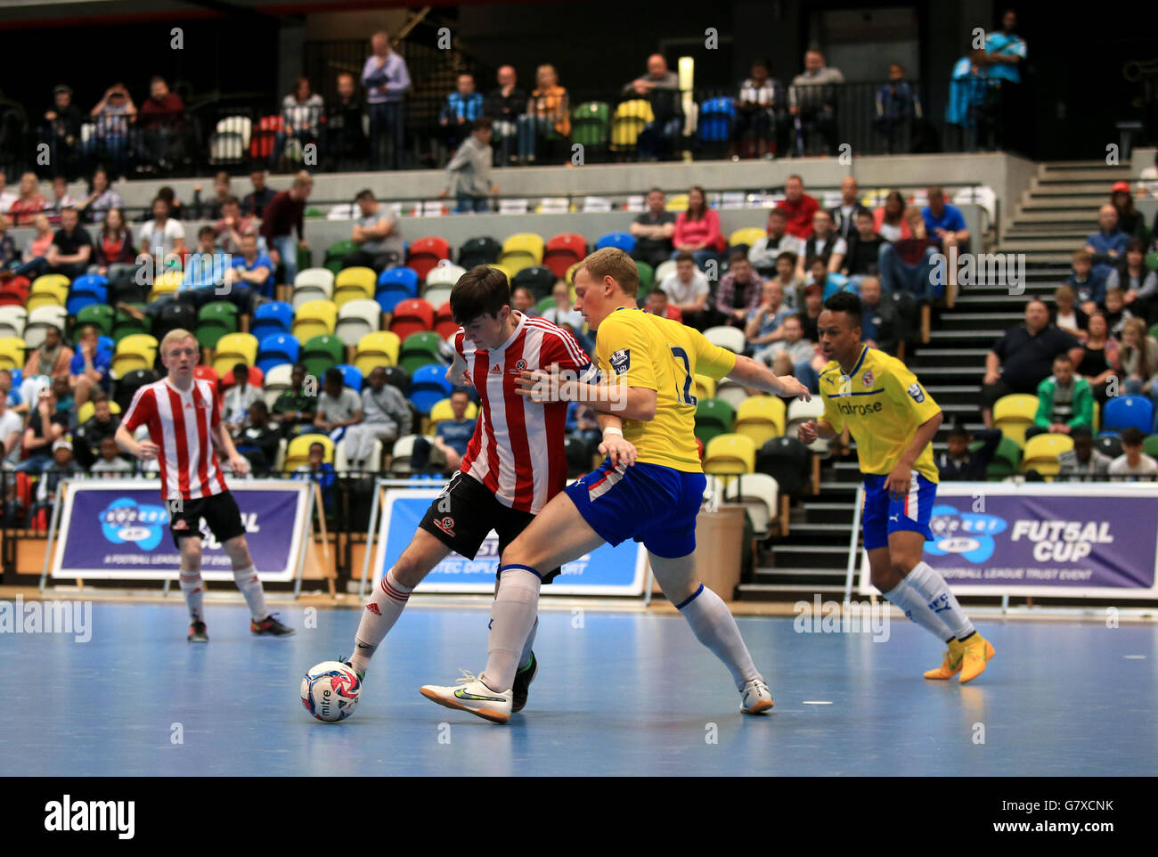 Soccer AM Futsal Cup - Finals - Copper Box Arena Stock Photo - Alamy