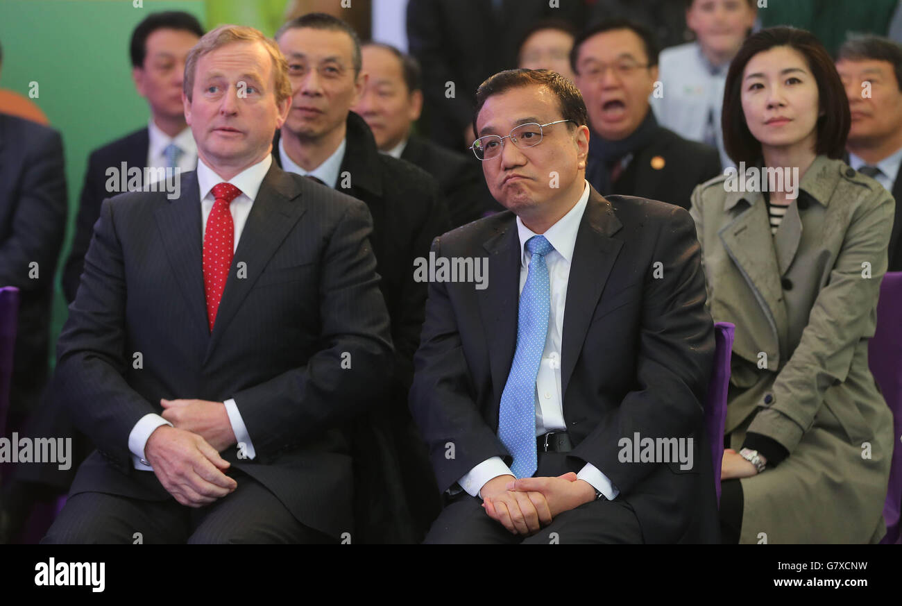 Chinese premier spends two days in ireland hi-res stock photography and ...