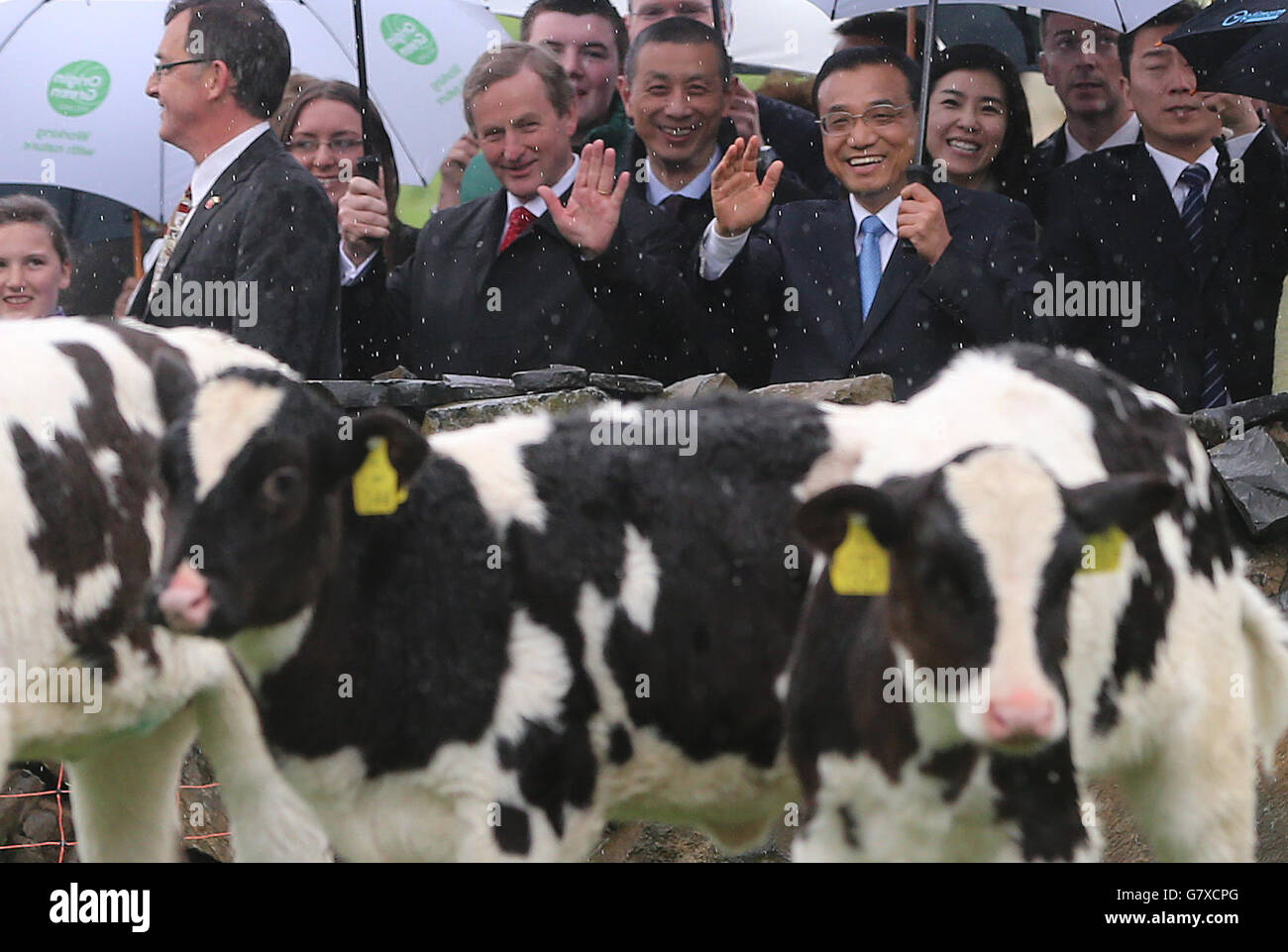 Chinese premier spends two days in ireland hi-res stock photography and ...