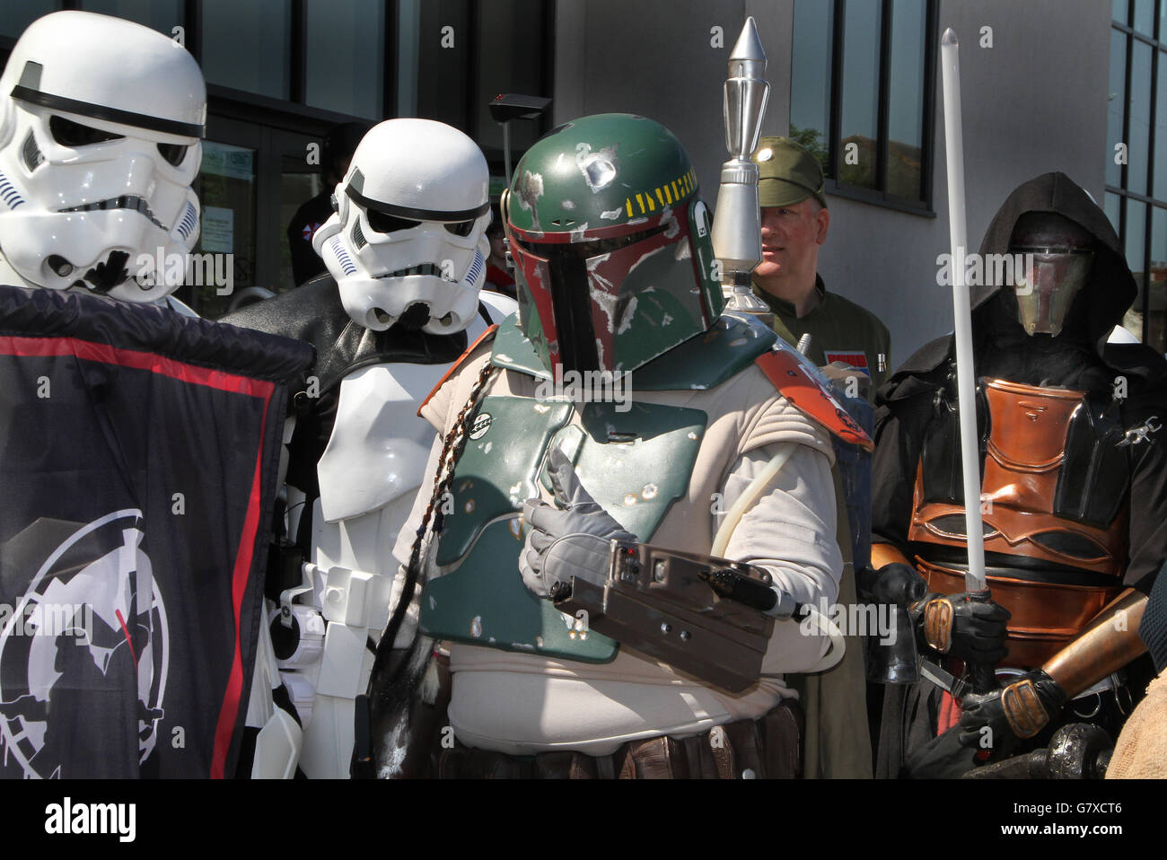 Star wars characters at comic convention Stock Photo - Alamy