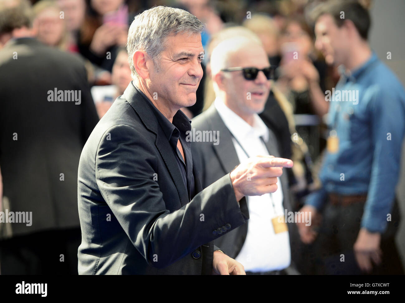 Tomorrowland: A World Beyond - premiere - London. George Clooney ...