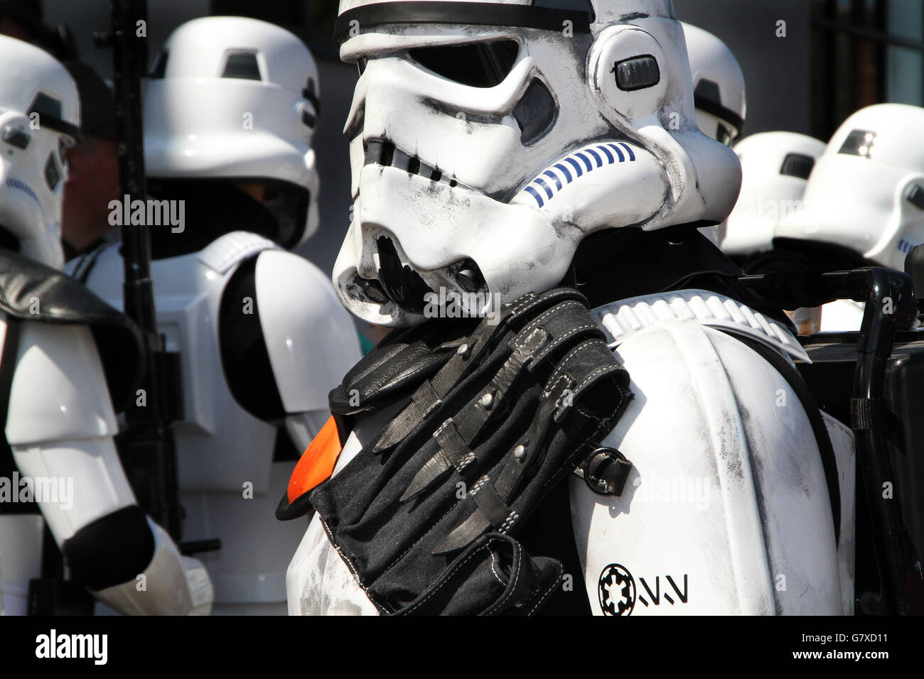 Star wars characters at comic convention Stock Photo - Alamy