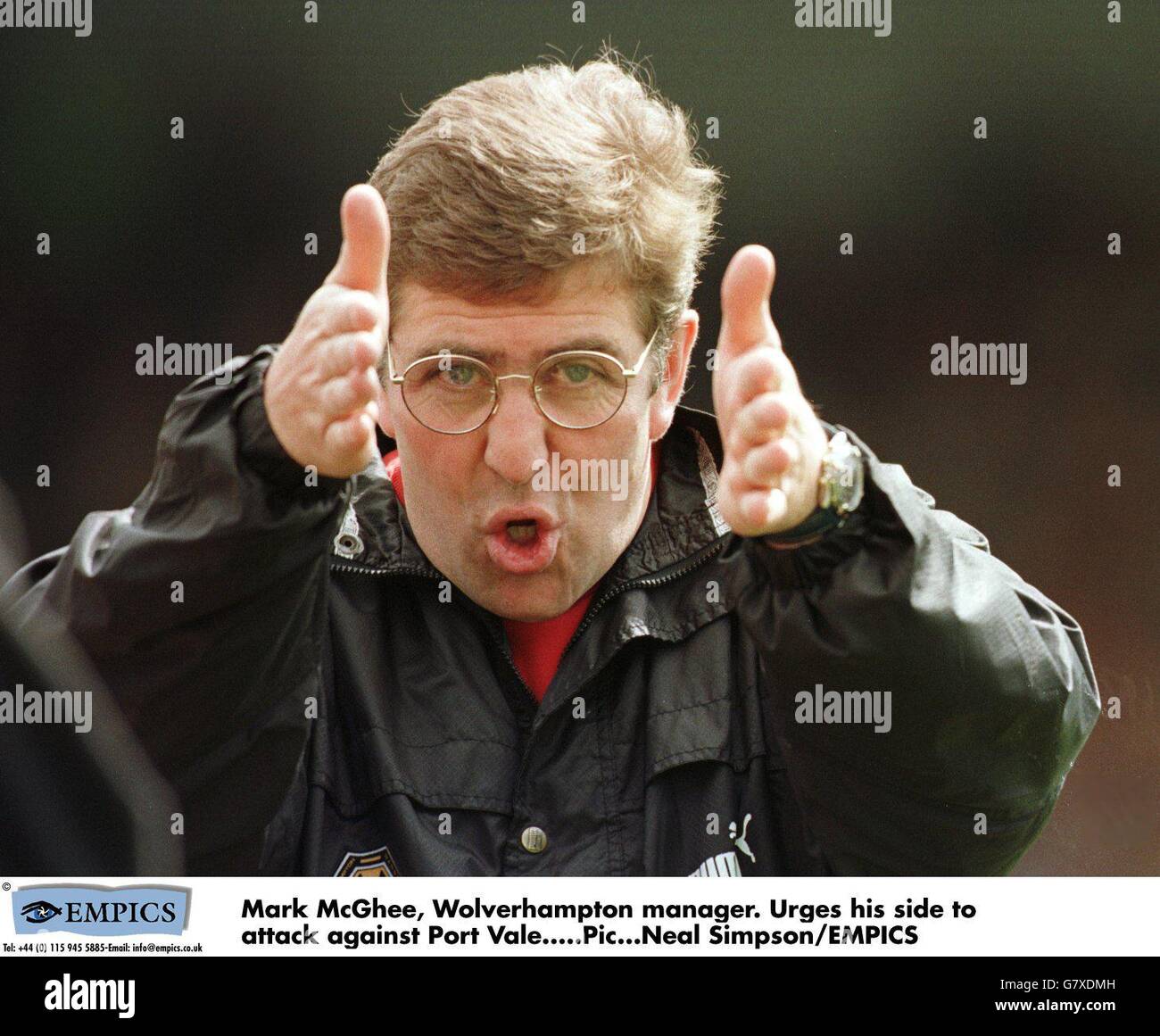 Nationwide 1st Division - Port Vale v Wolverhampton Wanderers. Mark ...