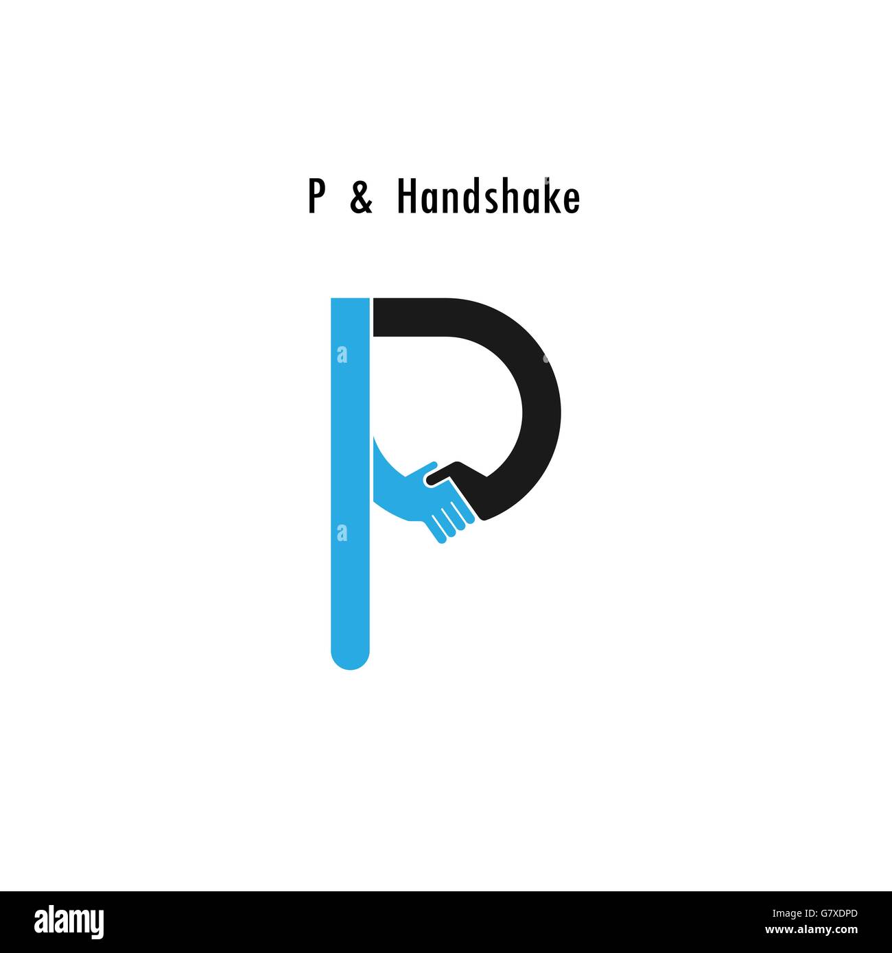 Creative P- letter icon abstract logo design vector template.Business ...