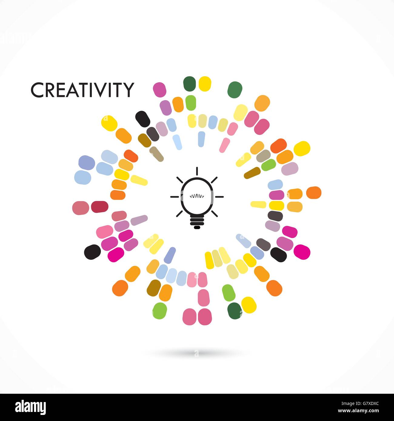 Creative circle abstract vector logo design template. Corporate ...