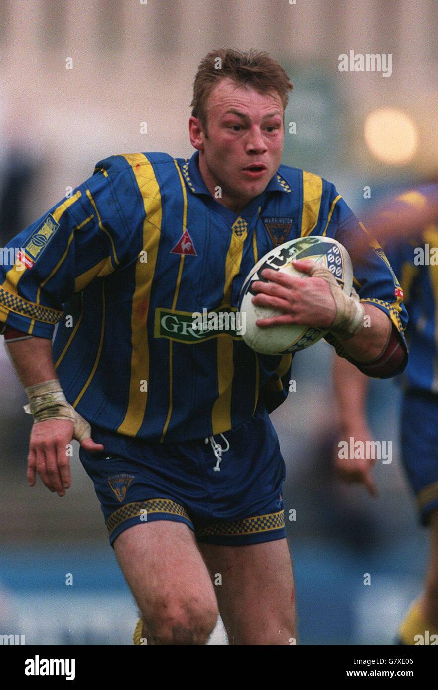 Rugby League - Warrington Wolves v Paris St Germain. Warren Stevens ...