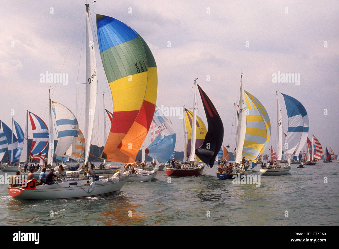 Sailing - Cowes Regatta Week Stock Photo - Alamy