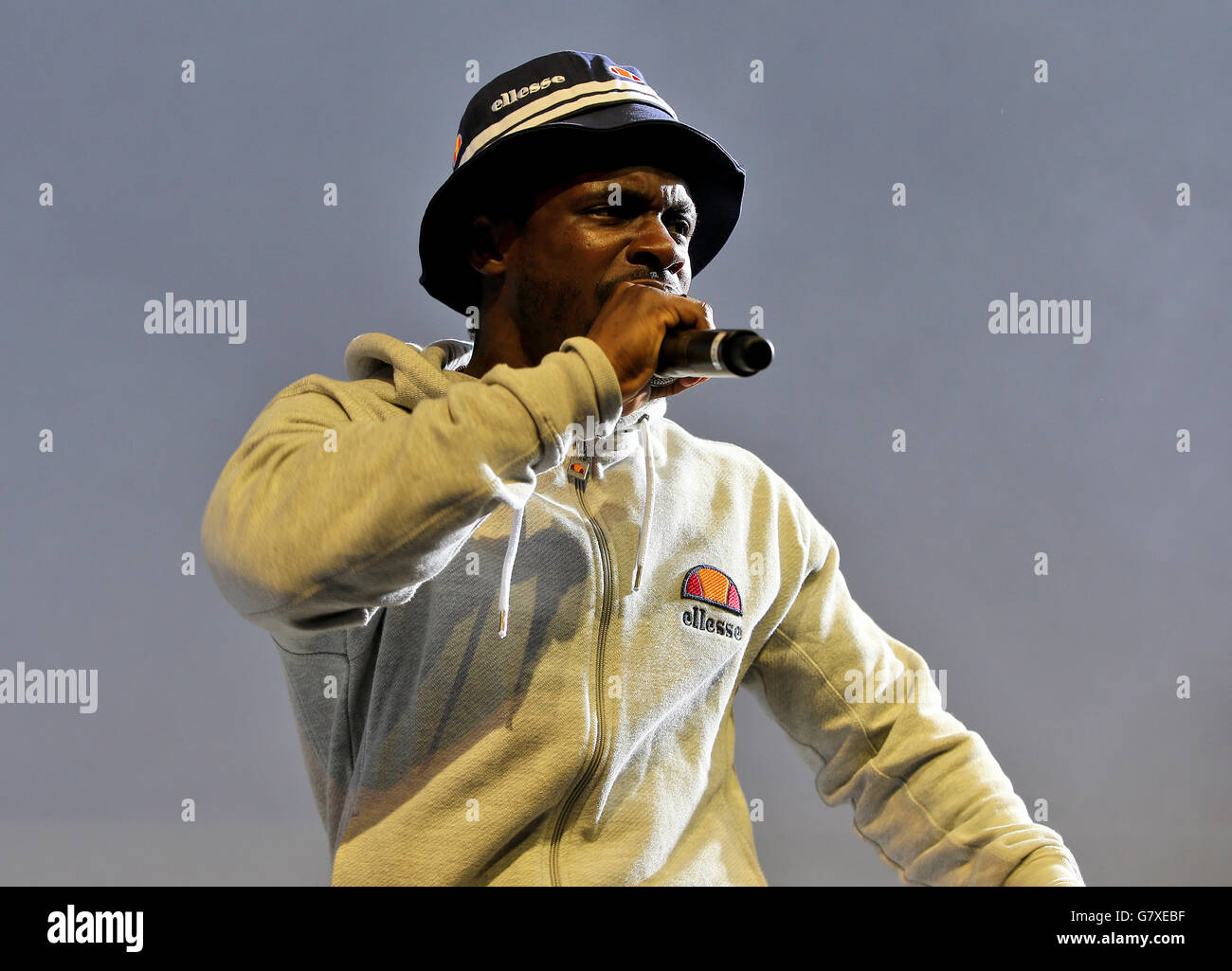 Tempa T performs on stage during the PFA Player of the Year Awards 2015 ...
