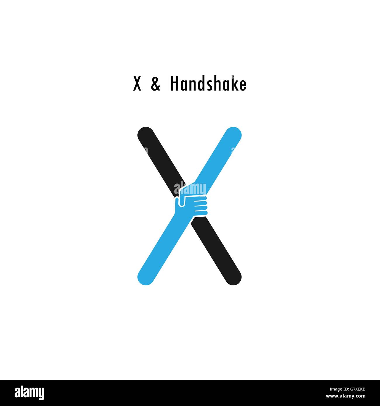 Creative X- letter icon abstract logo design vector template.Business ...