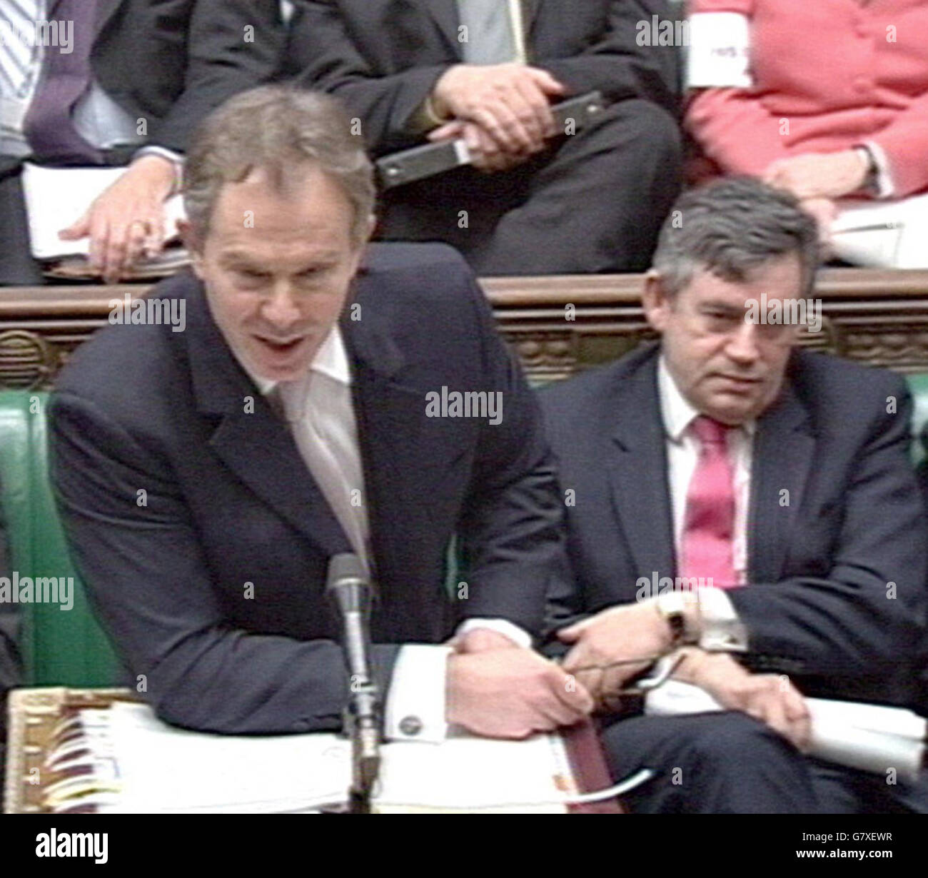 Prime Ministers Questions - The House of Commons - Westminster Stock ...