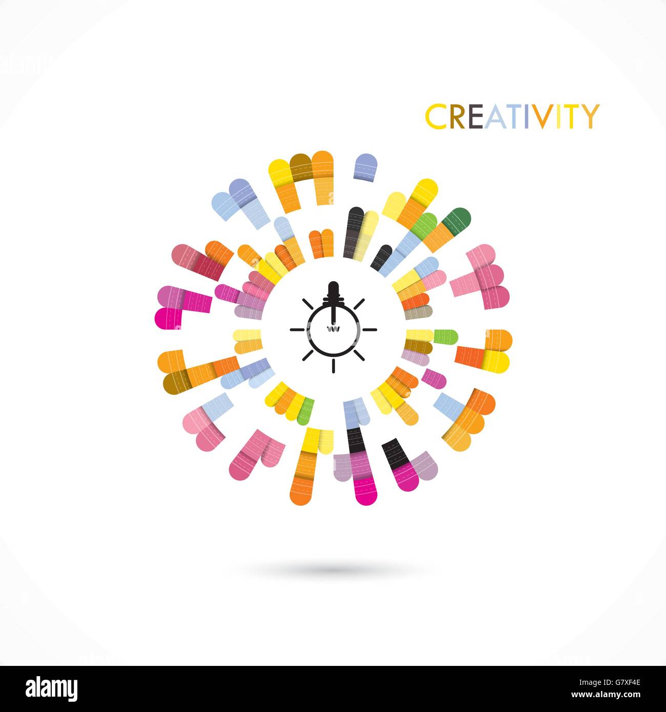 Creative circle abstract vector logo design template. Corporate ...