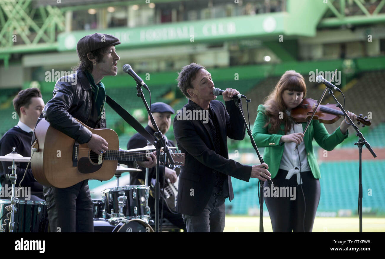 Local band Johnny Mac and the Faithful perform before the Scottish ...