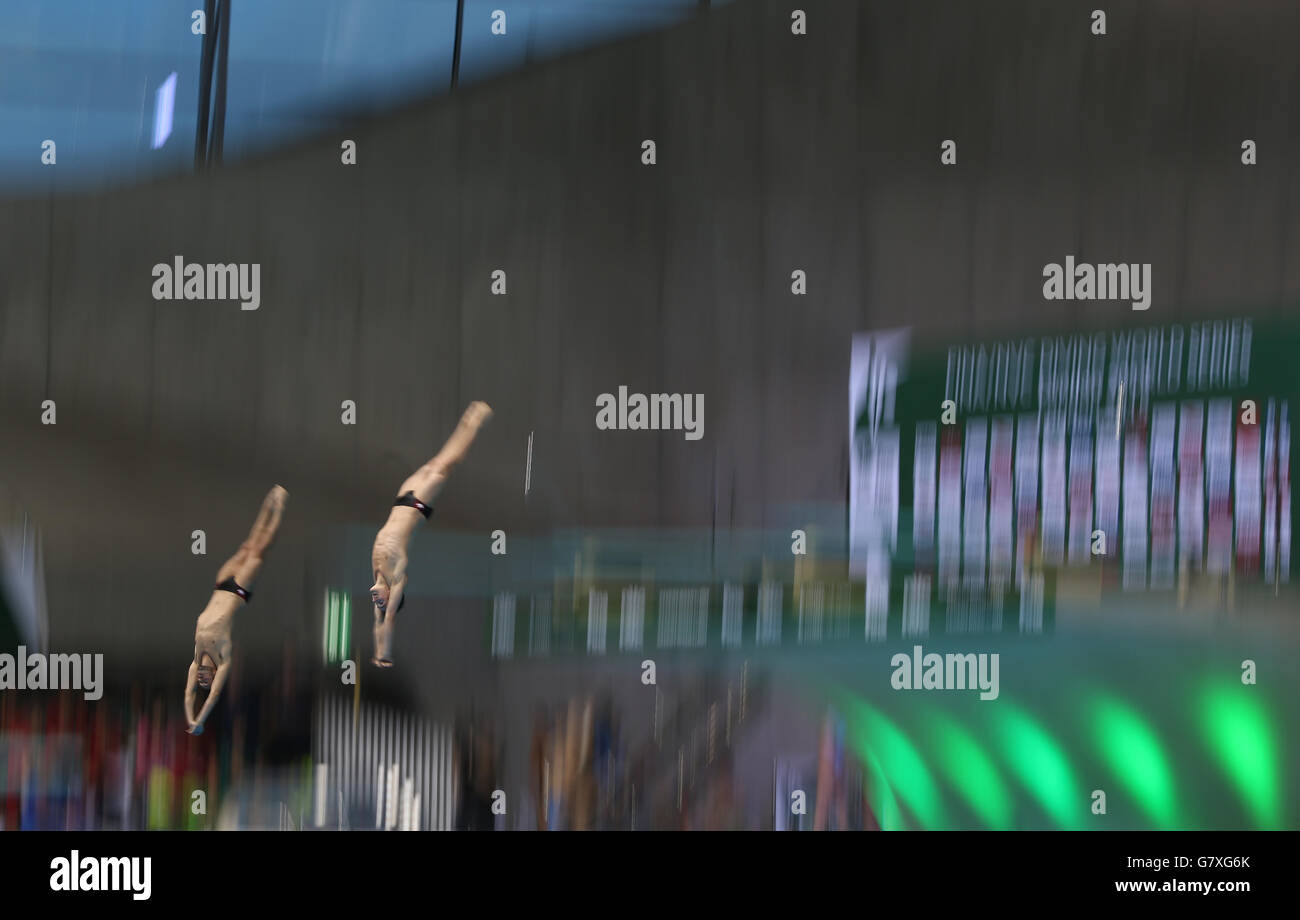 Canada's Philippe Gagne and Francois Imbeau-Dulac during the men's 3m ...