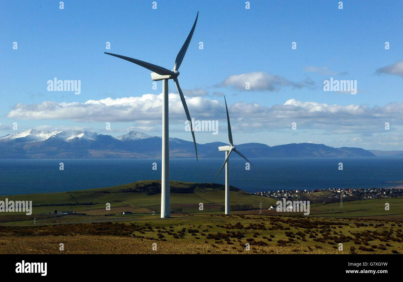 Airtricity's first Scottish Wind farm, now fully operational. The wind ...