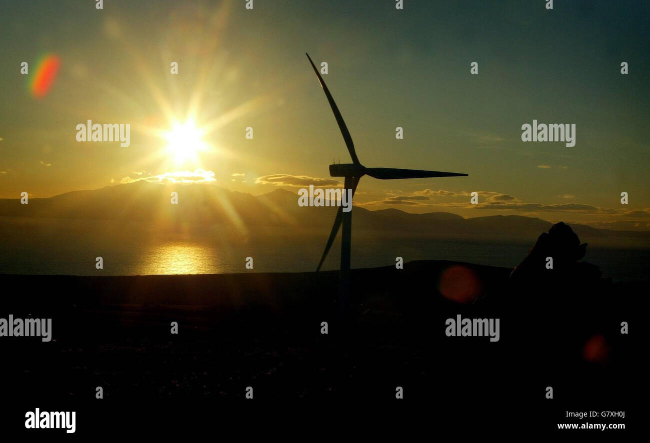Airtricity's first Scottish Wind farm, now fully operational. The wind ...