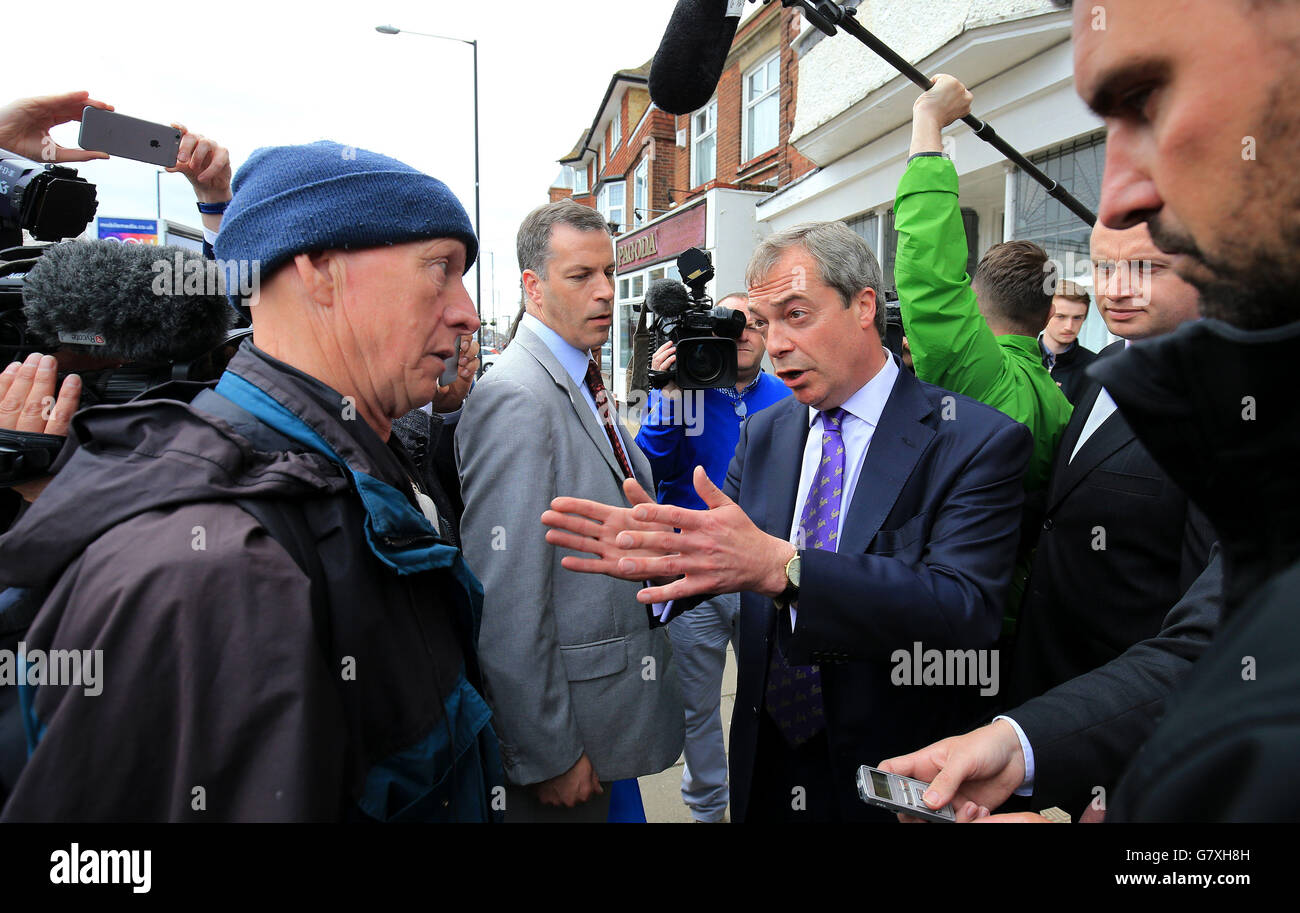 General Election 2015 campaign - May 4 Stock Photo - Alamy