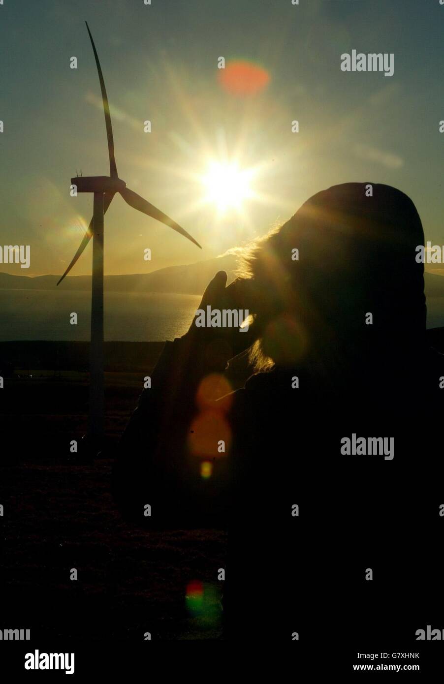 Airtricitys first scottish wind farm at ardrossan hi-res stock ...