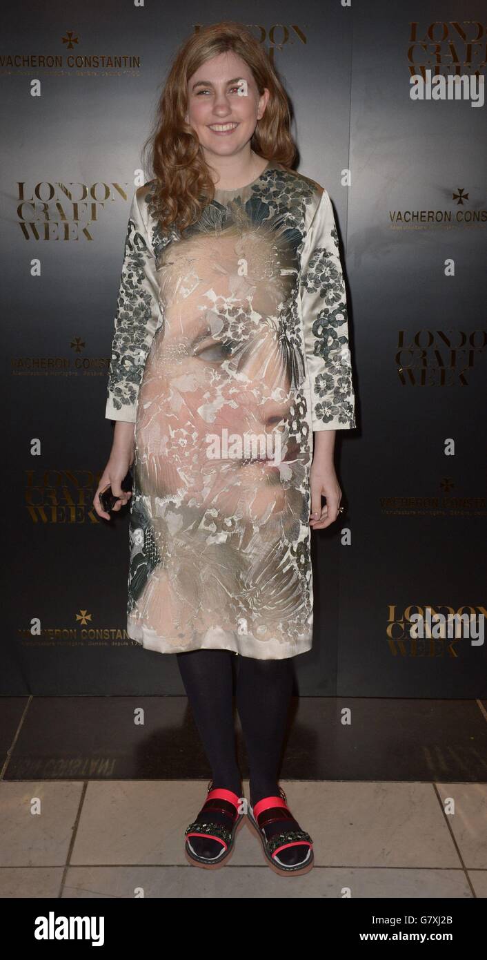 London Craft Week launch - London. Alice Archer attends the opening of ...