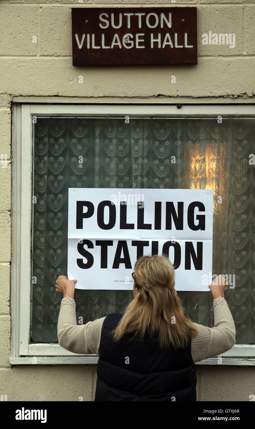 General Election 2015 Polling Day - May 7th Stock Photo - Alamy