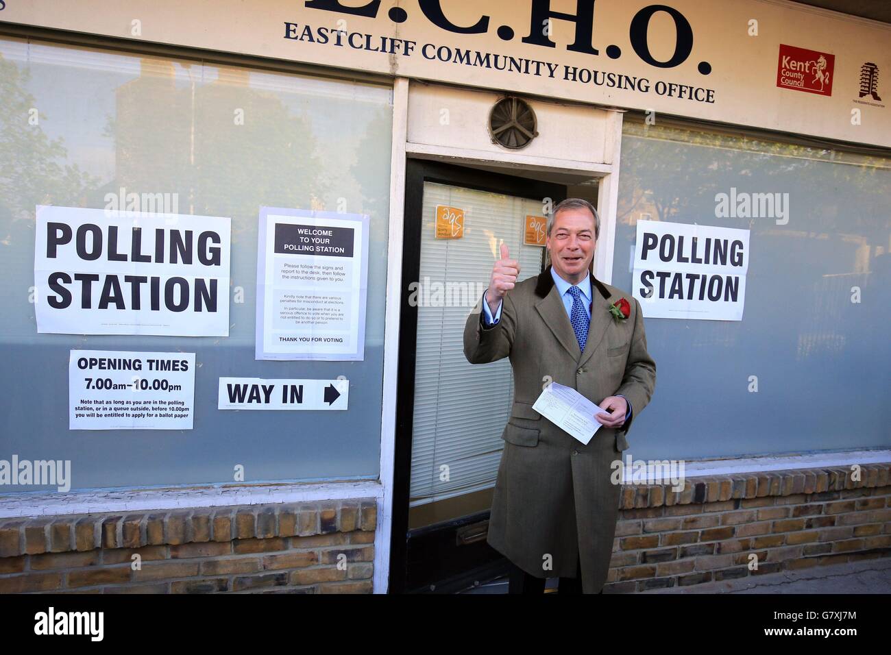 General Election 2015 Polling Day - May 7th Stock Photo - Alamy