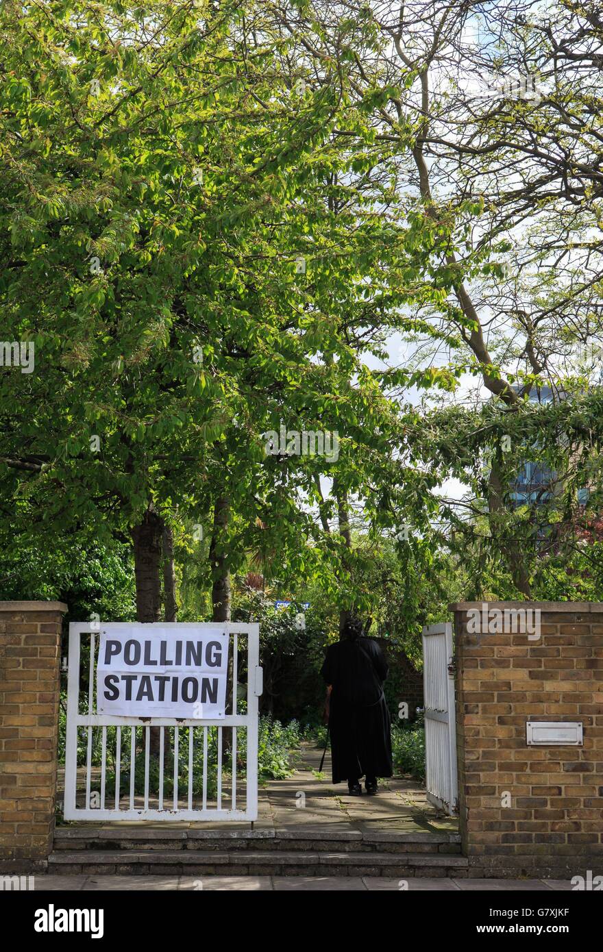 Members of the public at the Ealing National Spiritualist church ...