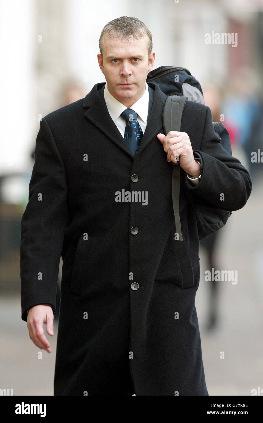 Andrew Wragg Trial - Lewes Crown Court. Andrew Wragg arrives at Lewes ...